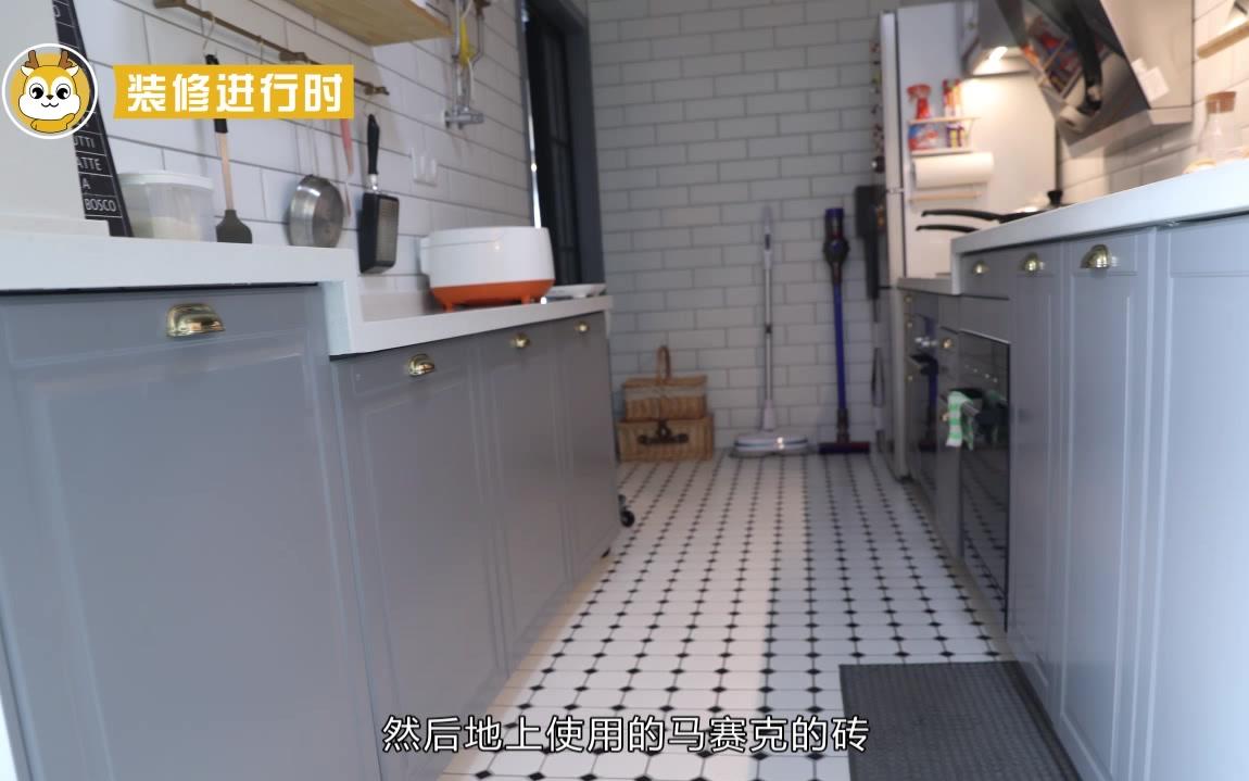 太厉害了,小小的厨房装修这么漂亮,我家小厨房也要这么装修!