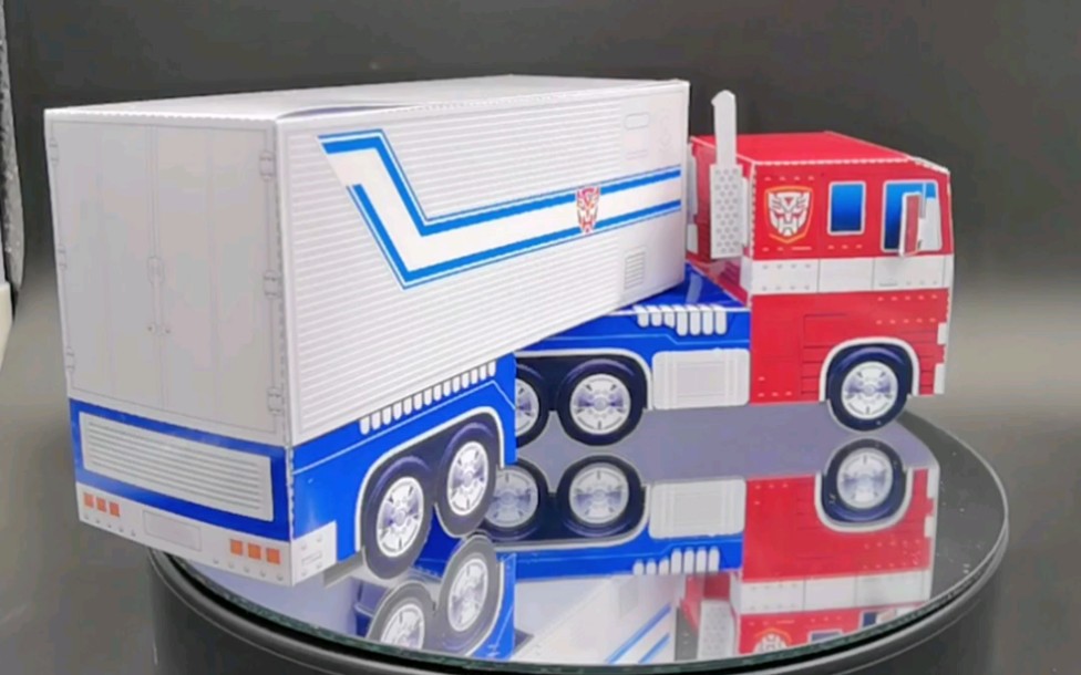 纸宝变形金刚擎天柱#亲子手工纸模型纸艺纸模手工制作3D立体原创设计