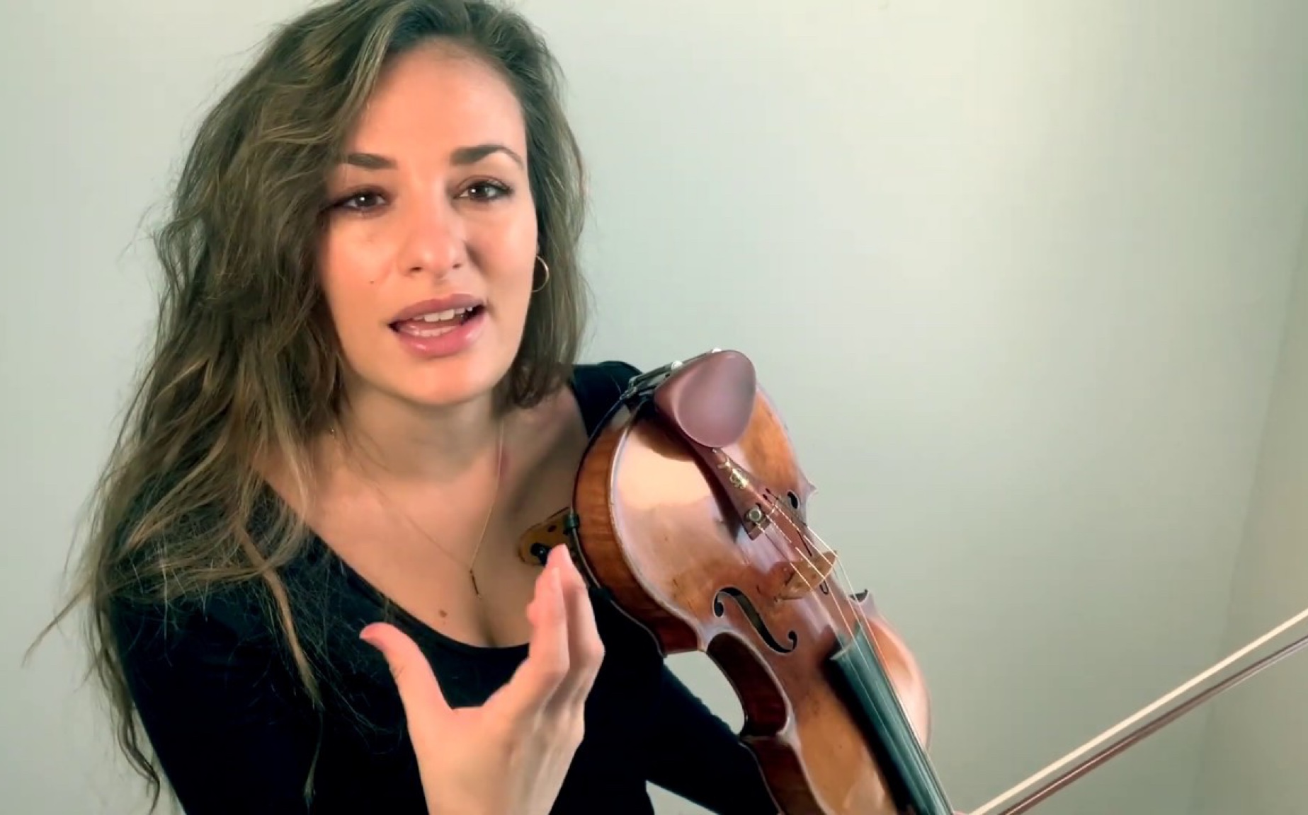 与Nicola Benedetti一起学习 小提琴 & 爱的致意-埃尔加 第三课 无字幕 ...