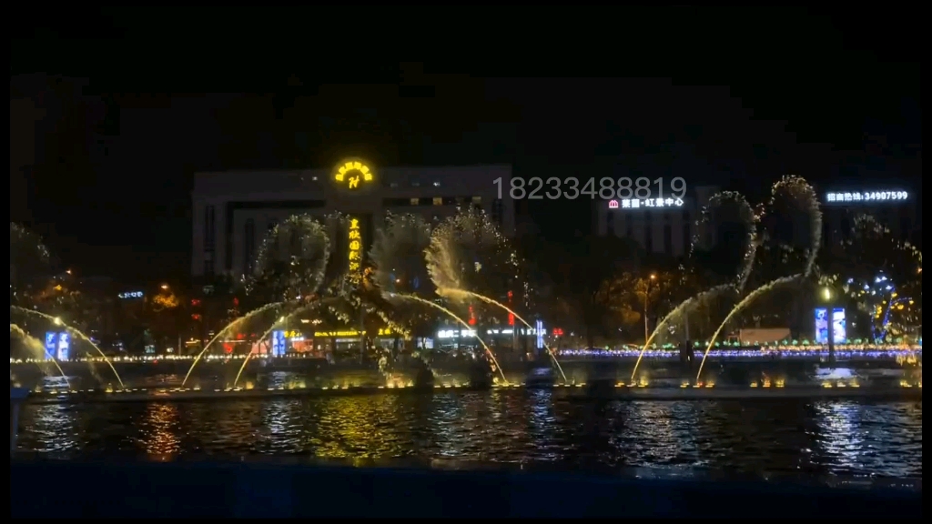 户外大型音乐喷泉 河道漂浮喷泉 公园七彩喷泉设计制作施工安装