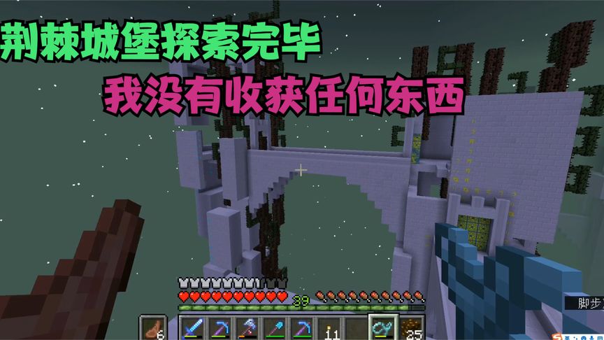 我的世界暮色森林72:荆棘城堡探索完毕,我没有收获任何东西
