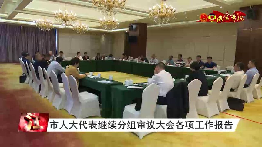 市人大代表继续分组审议大会各项工作报告