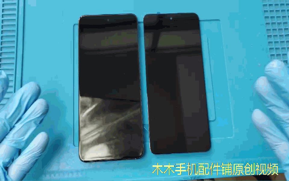 拆解小米Redmi红米Note9Pro5G更换带框屏幕总成玻璃后盖指纹排线