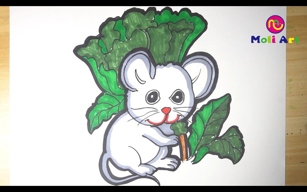 简笔画老鼠简笔画图片大全儿童画幼乐园画画作业简笔画学英语