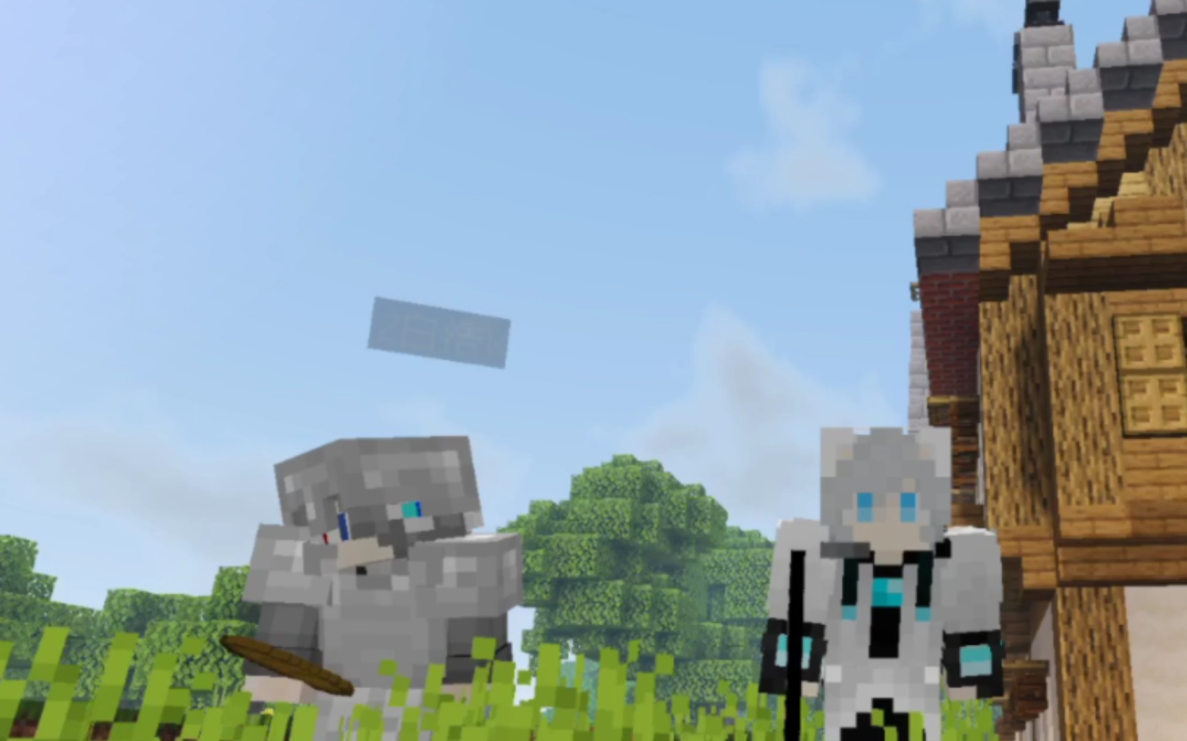 我的世界畸变双人生存#2 被怪物虐爆的一天