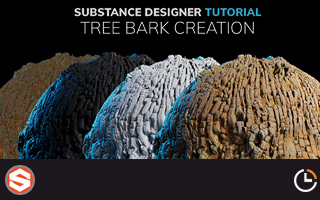 【独家代理】【英语中字】Substance Designer树皮材质高级案例教学