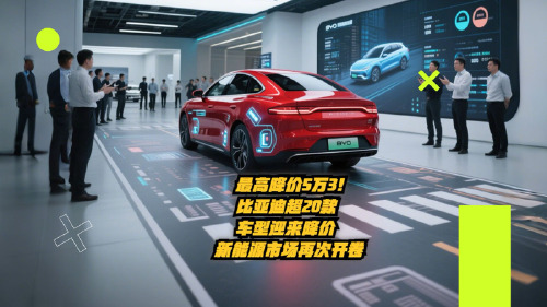 比亚迪掀桌价!超20款车型最高直降5.3万,新能源价格战全面爆发