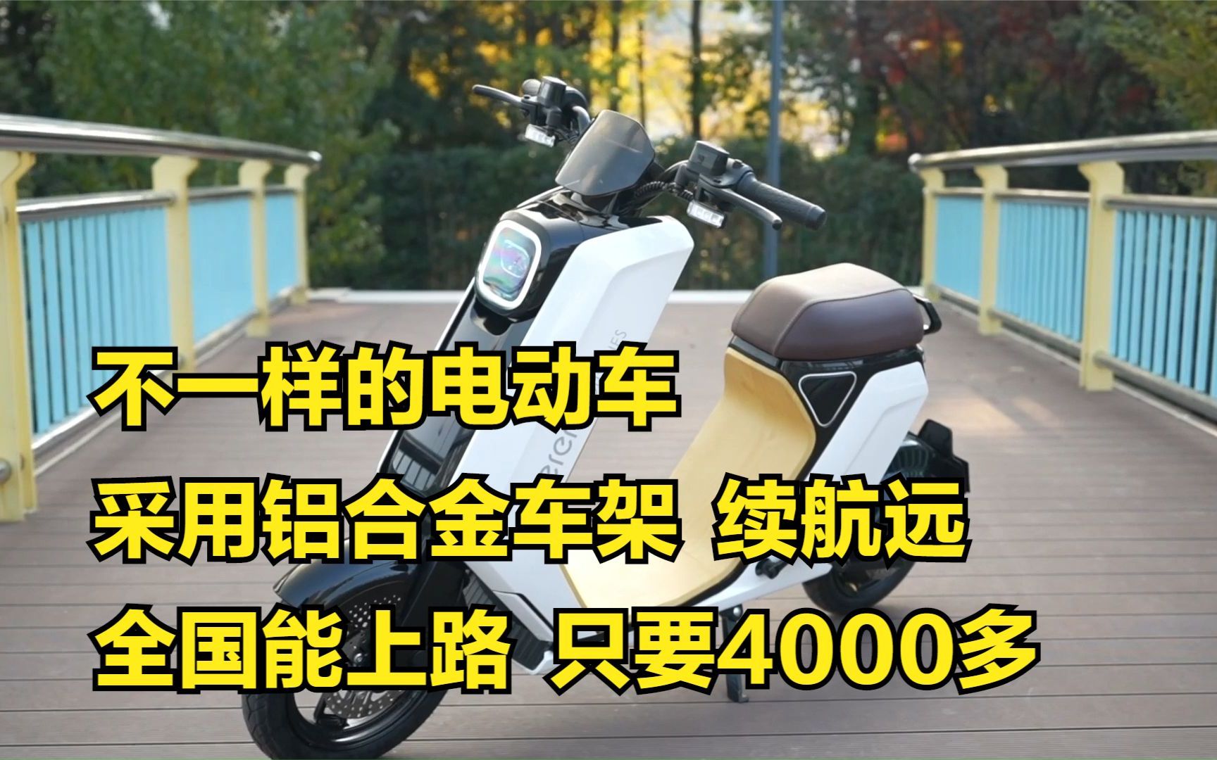 不一样的电动车,采用铝合金车架,续航远,全国能上路,只要4000多