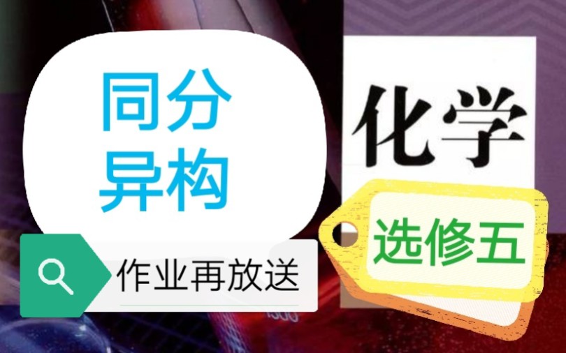 同分异构体作业讲解