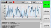 LabVIEW打造模拟温度采集软件, 含报警灯指示与运行记录输出功能