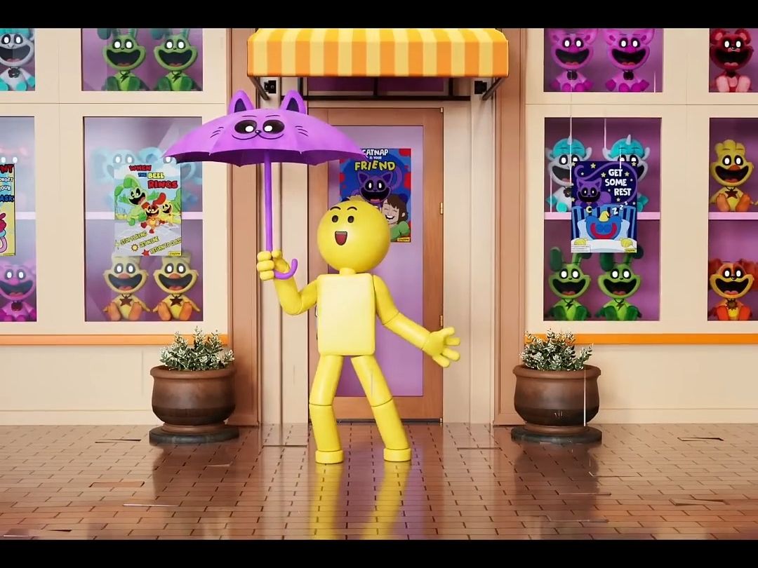 【Poppy Playtime动画】瞌睡猫雨伞