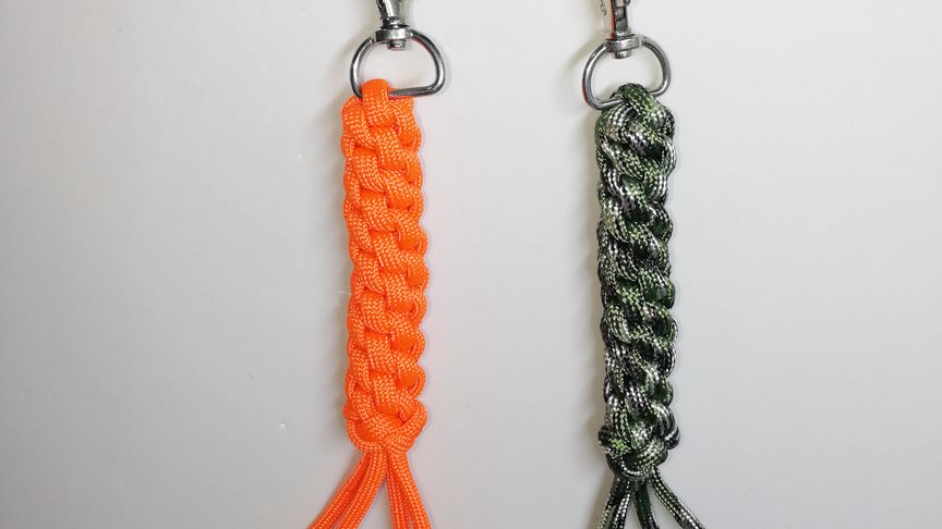 手工DIY,自己动手编织汽车钥匙挂件,满满成就感!