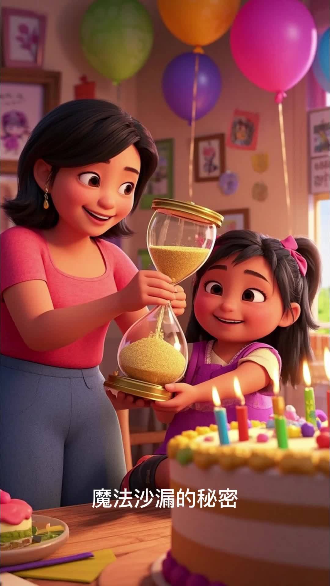 小沙漏计时,沙子流完了