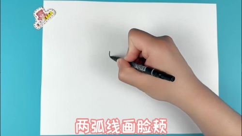 小女孩自画像简笔画,简单又漂亮