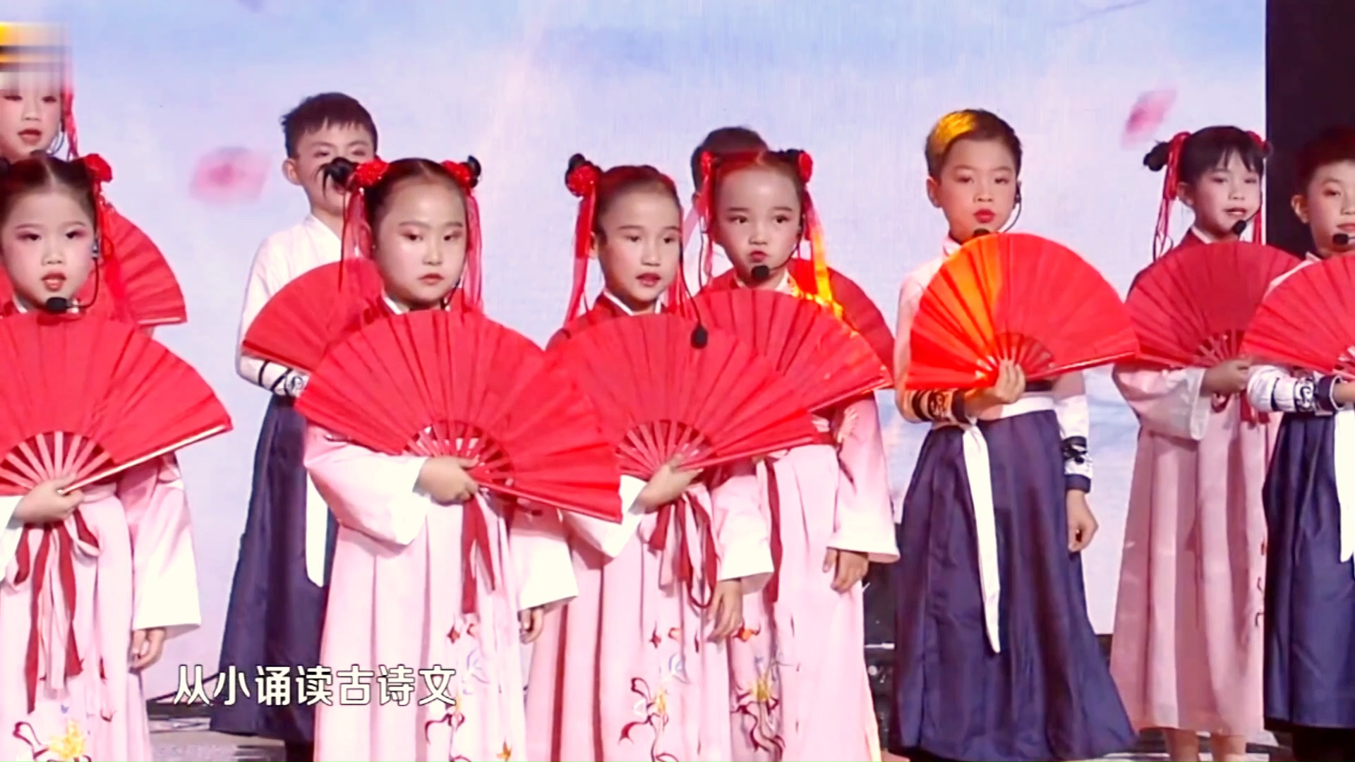 小学生六一古诗词朗诵,六一儿童节语言才艺演出,简单古诗词朗诵,少儿...
