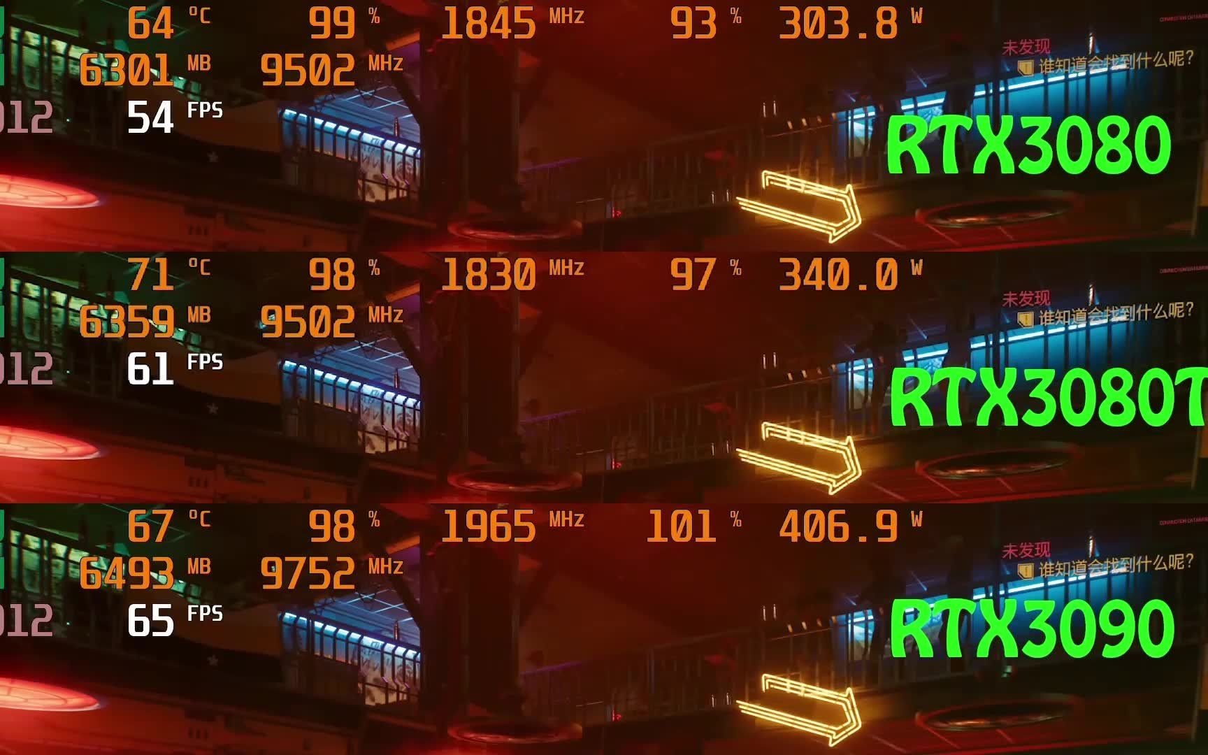3080Ti性能测试!吊打3090!软件测试+游戏实时测试
