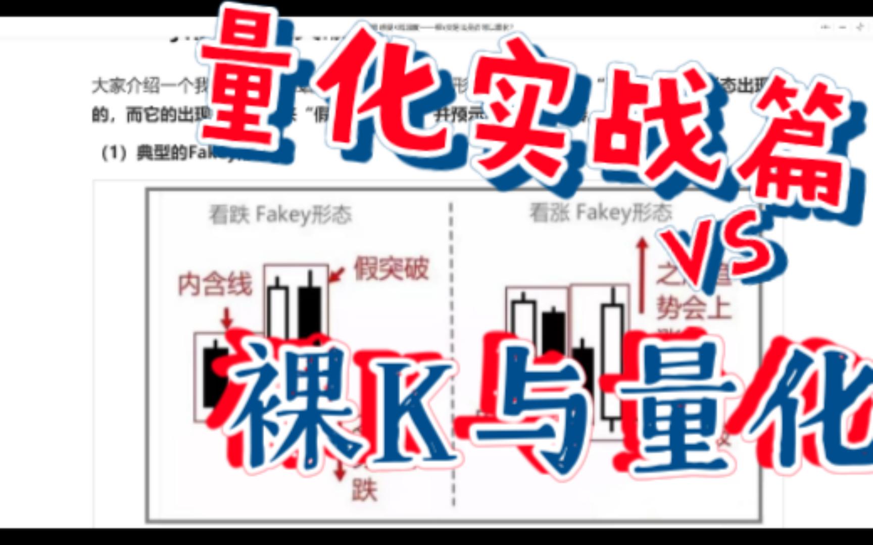量化实战篇:用肉眼感觉K线温度——裸k交易法是否可以量化?