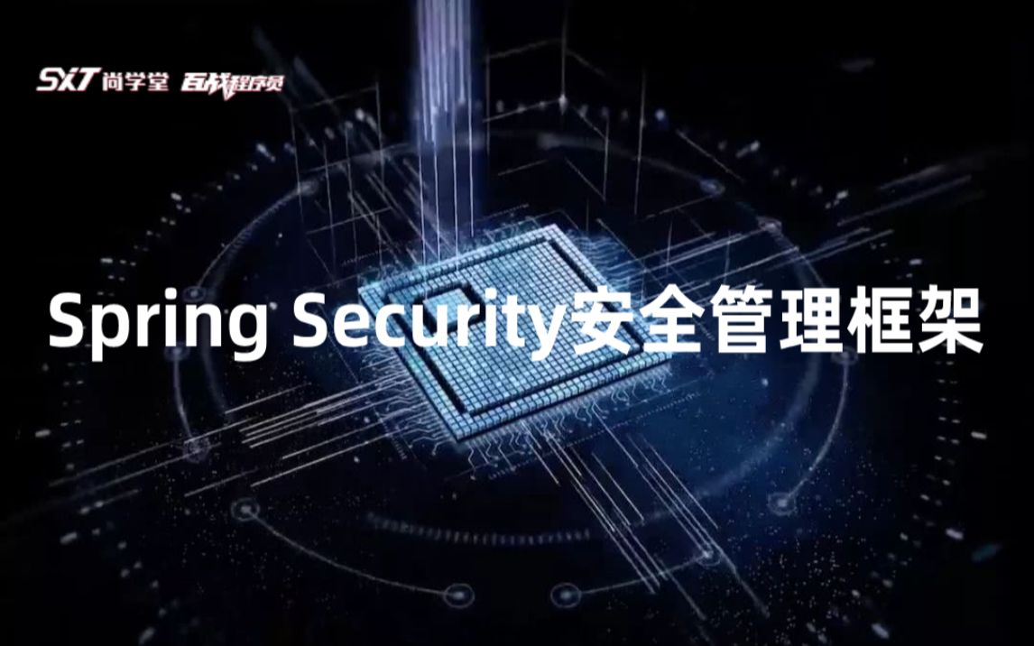 尚学堂视频课程-编程教学-程序员必看必学-Spring Security 简介-程序员...