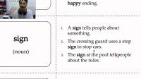 sign 标志 英语单词读音意思例句