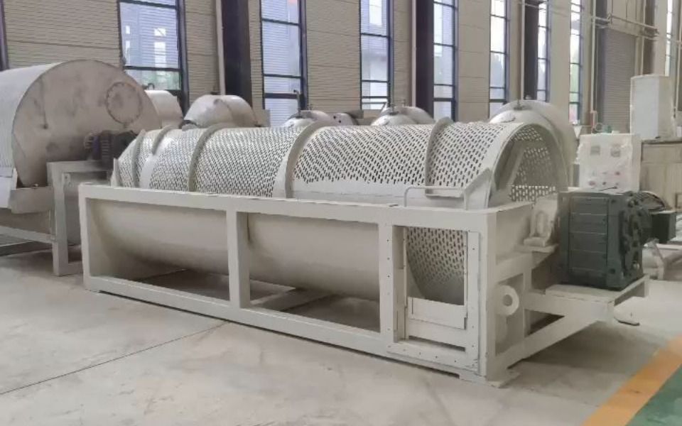 红薯土豆淀粉生产线清洗设备,逆流设计滚筒清洗机,清洗效果好