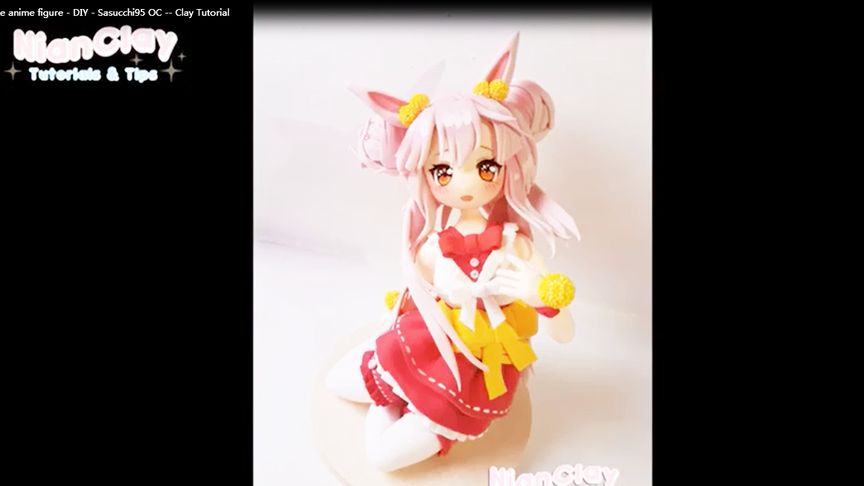如何将动漫角色制作成实体手办!粘土手办DIY教程!喜欢请关注