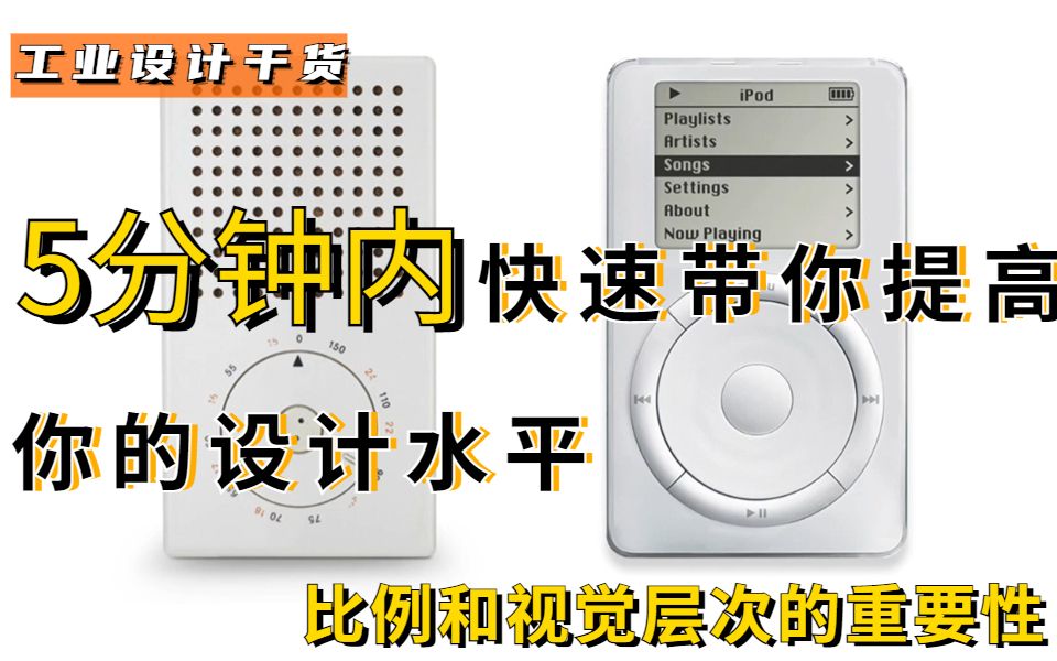【产品设计】5分钟内快速带你提高你的设计水平:工业设计中比例和...