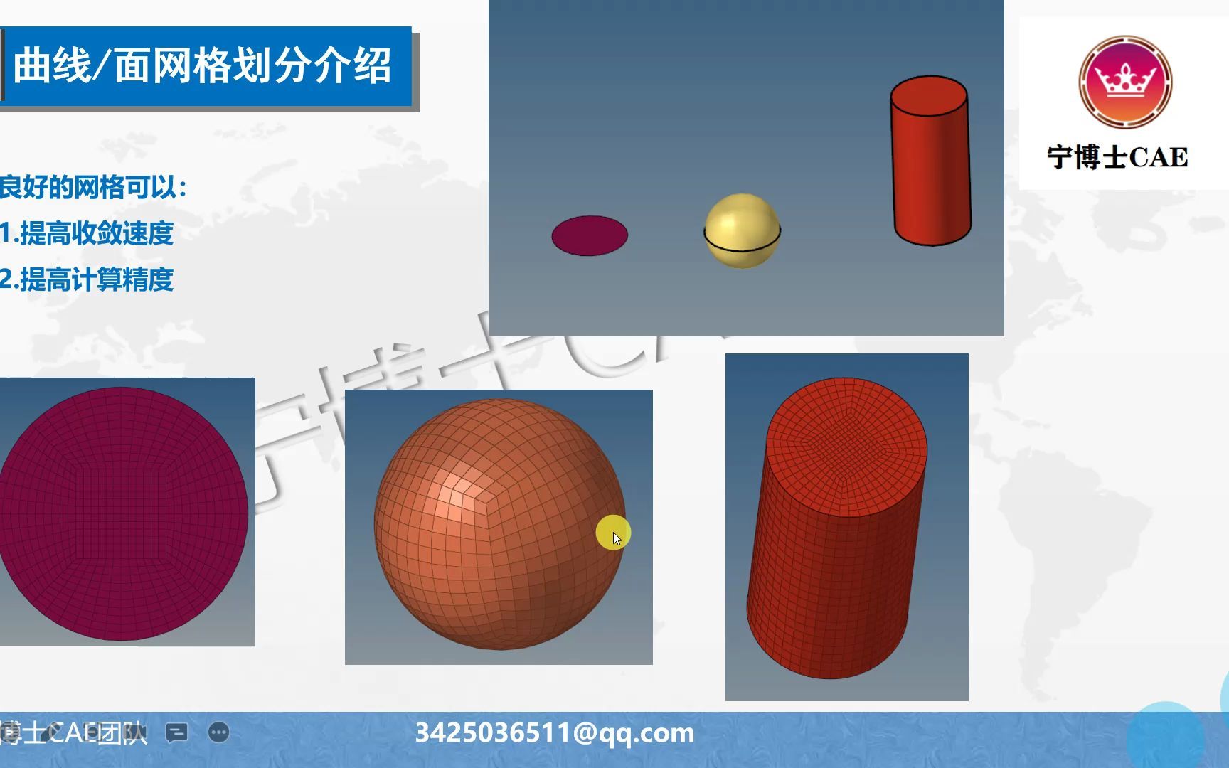 宁博士CAE:Hypermesh曲面及体网格划分