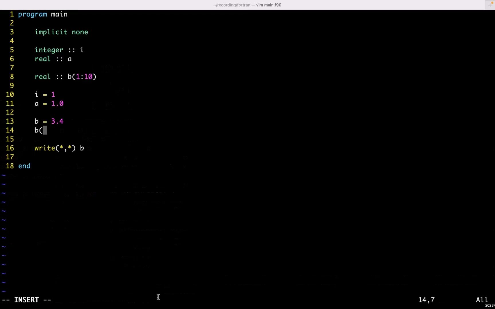 Fortran编程30分钟快速上手