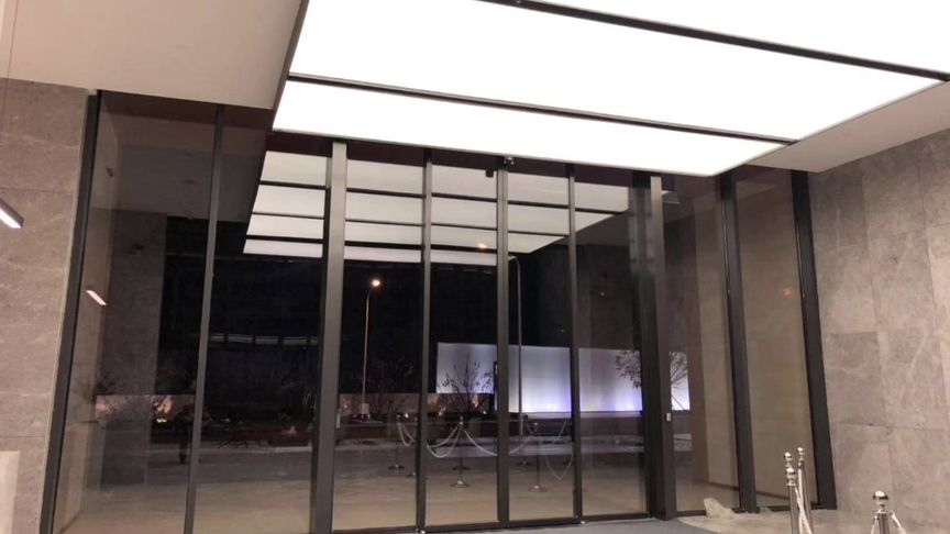 玻璃自动门锁上门安装维修自动门博恩门控五金