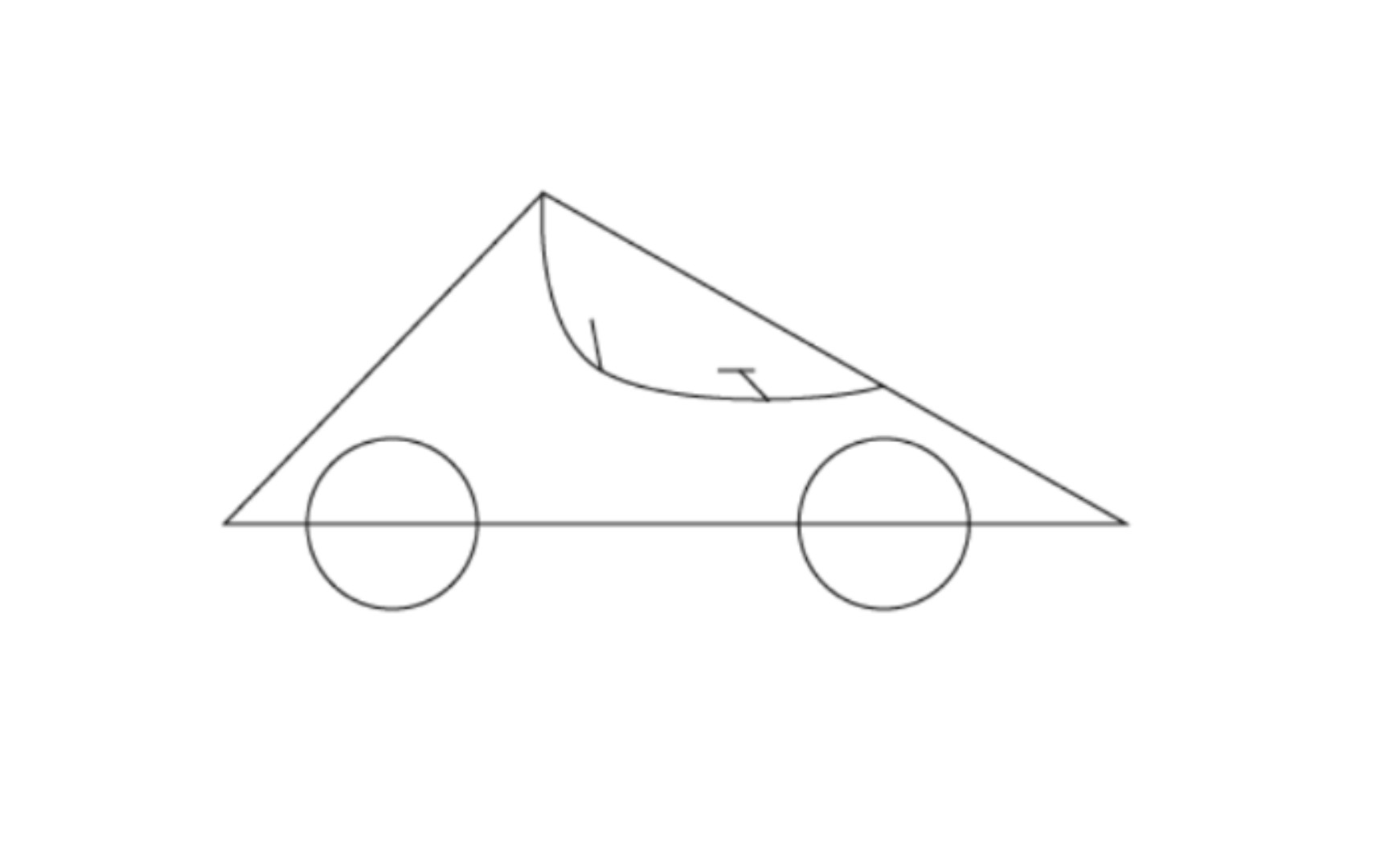 【AI软件练习】三角形跑车