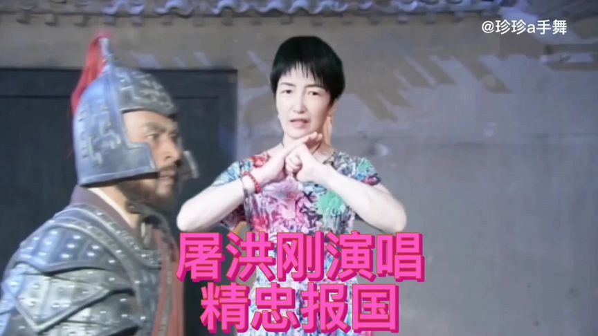 手势舞《精忠报国》经典歌曲,霸气尽显中国雄风,气势十足