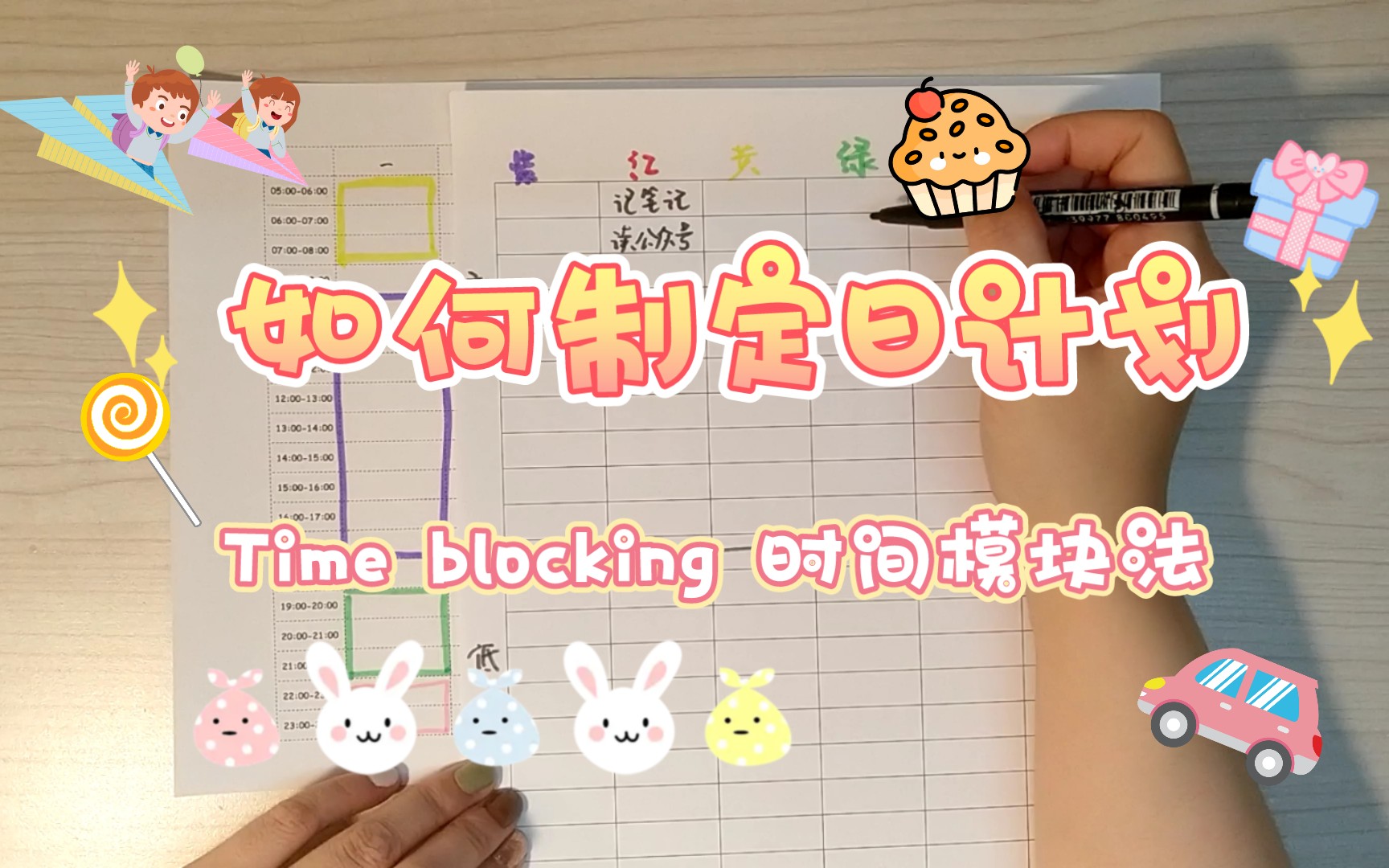 ...0058 pwm] 如何制定每日计划 | Time blocking 时间模块管理每日任务