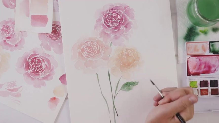 大神教你如何画玫瑰花,这样画,真的很漂亮!