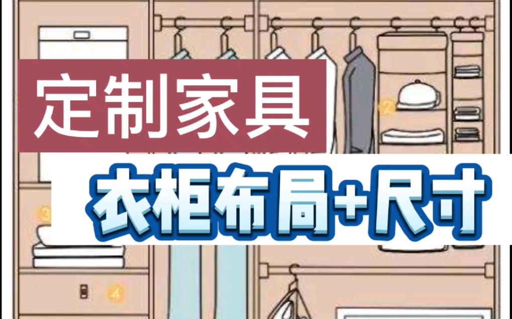 全屋定制家具➡️衣柜布局+尺寸+收纳