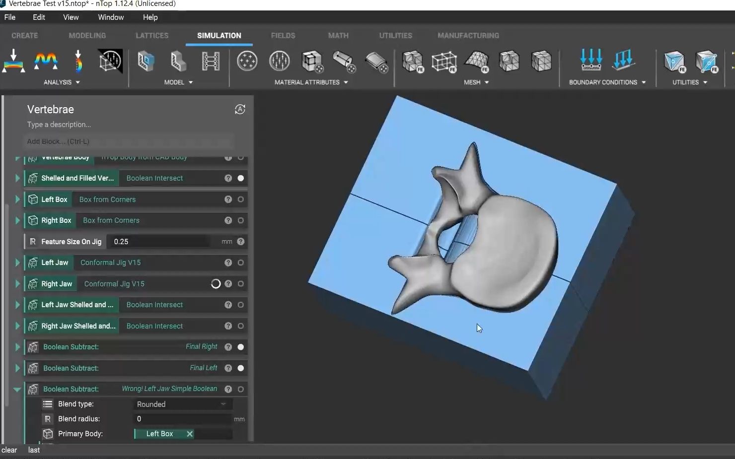 nTopology 快速提示01 如何用 nTop 平台软件生成共形软颚