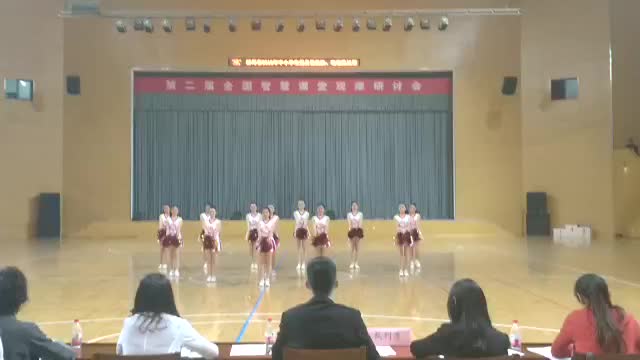 【啦啦操】中学组花球全国规定套路 2016年 蚌埠市啦啦操比赛 蚌埠五中