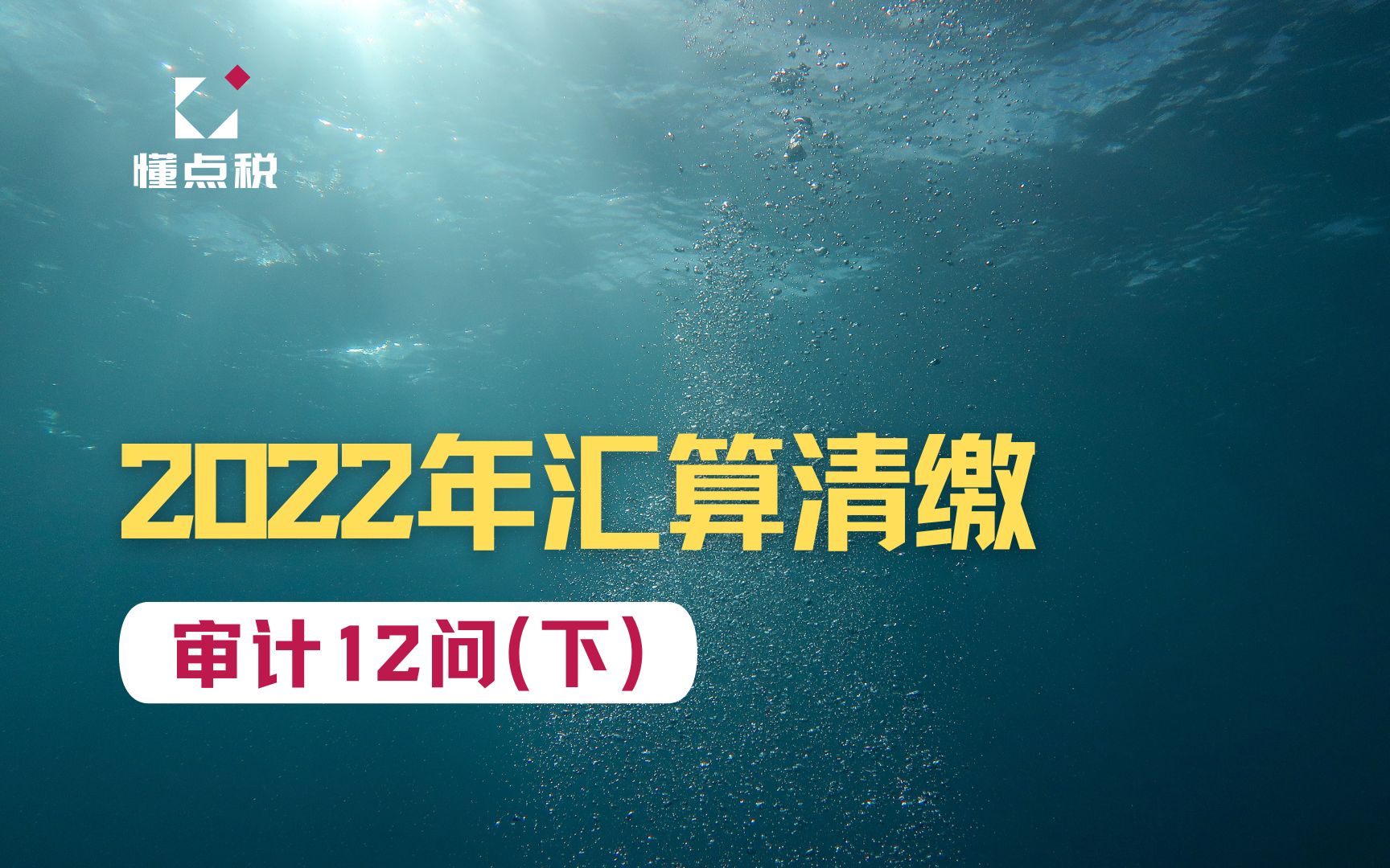 2022年度企业所得税汇算清缴审计12问(下)