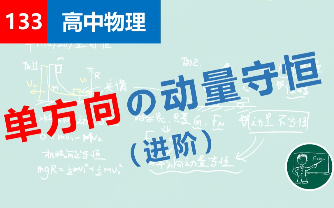 【高中物理】133单方向动量守恒进阶(难点)