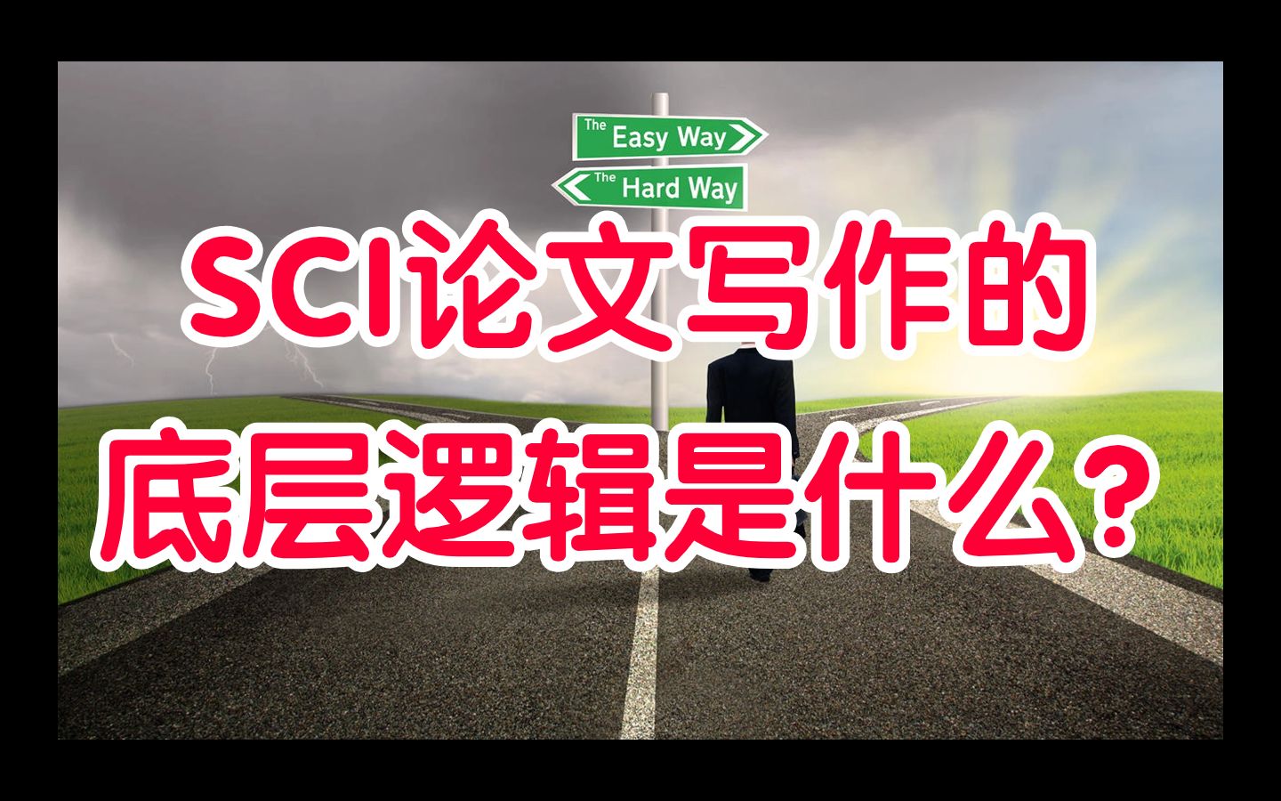 SCI论文写作的底层逻辑是什么?