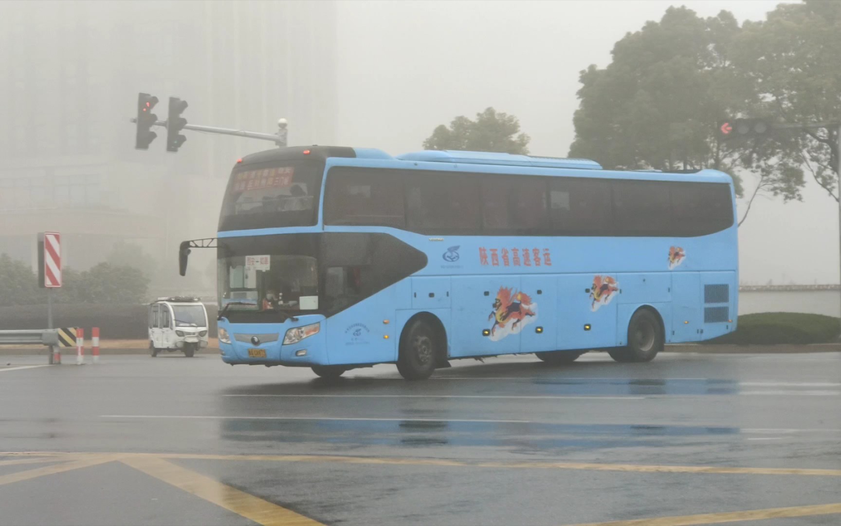 陕西省高速客运 如皋-西安 班车 如皋客运站进站