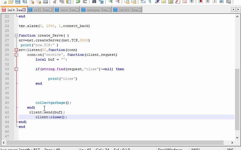 手机控制ESP8266实现开关功能 错误分析修改