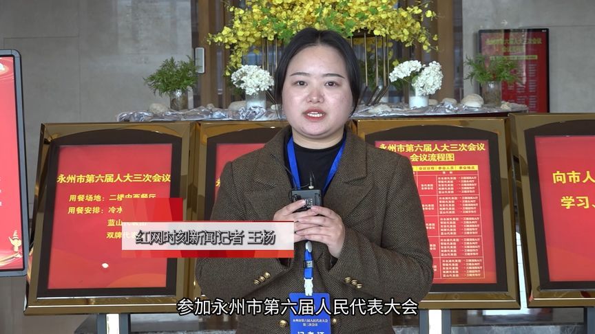 人大代表向大会报到 全心全意为永州人民"代言"