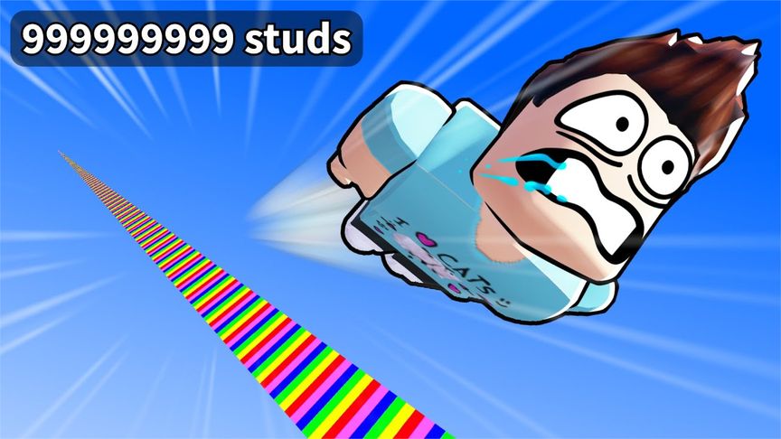 ROBLOX跳跃模拟器:跑步跳跃直接飞上万米高空!