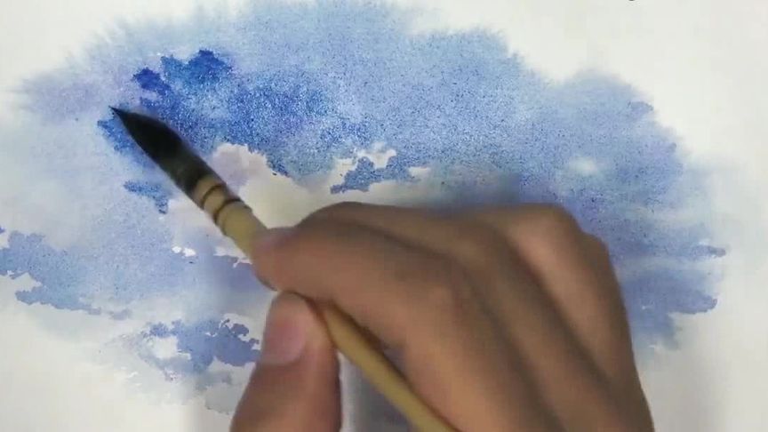简单易学的水彩画风景教程,看完之后可以试着画了!