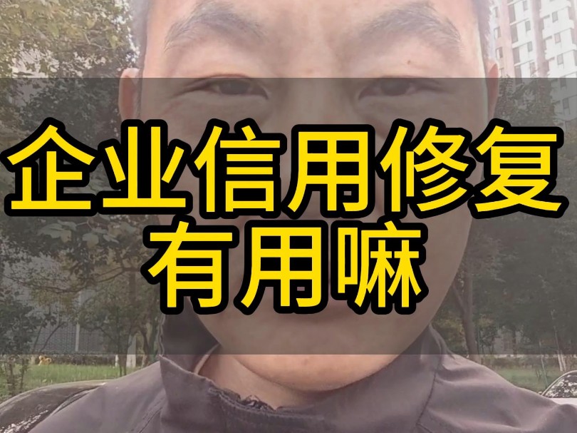 企业信用修复