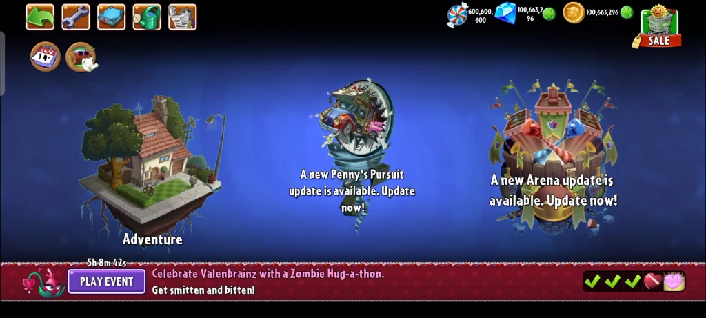 植物大战僵尸2国际版:时空冒险模式无尽教程+冰河世界:level 18关+...