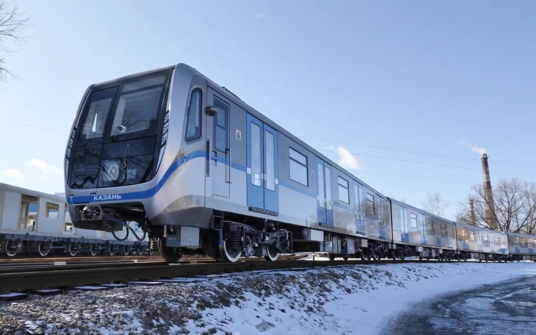 ...метрополитена(喀山地铁的新TMH列车)