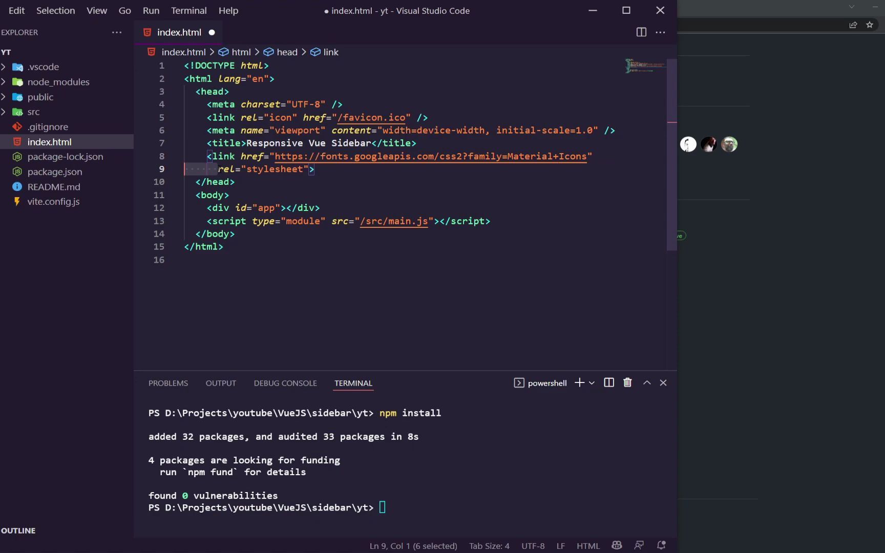 ...使用 Vue JS、Vue Router、SCSS 和 Vite 构建动画响应式侧边栏菜单