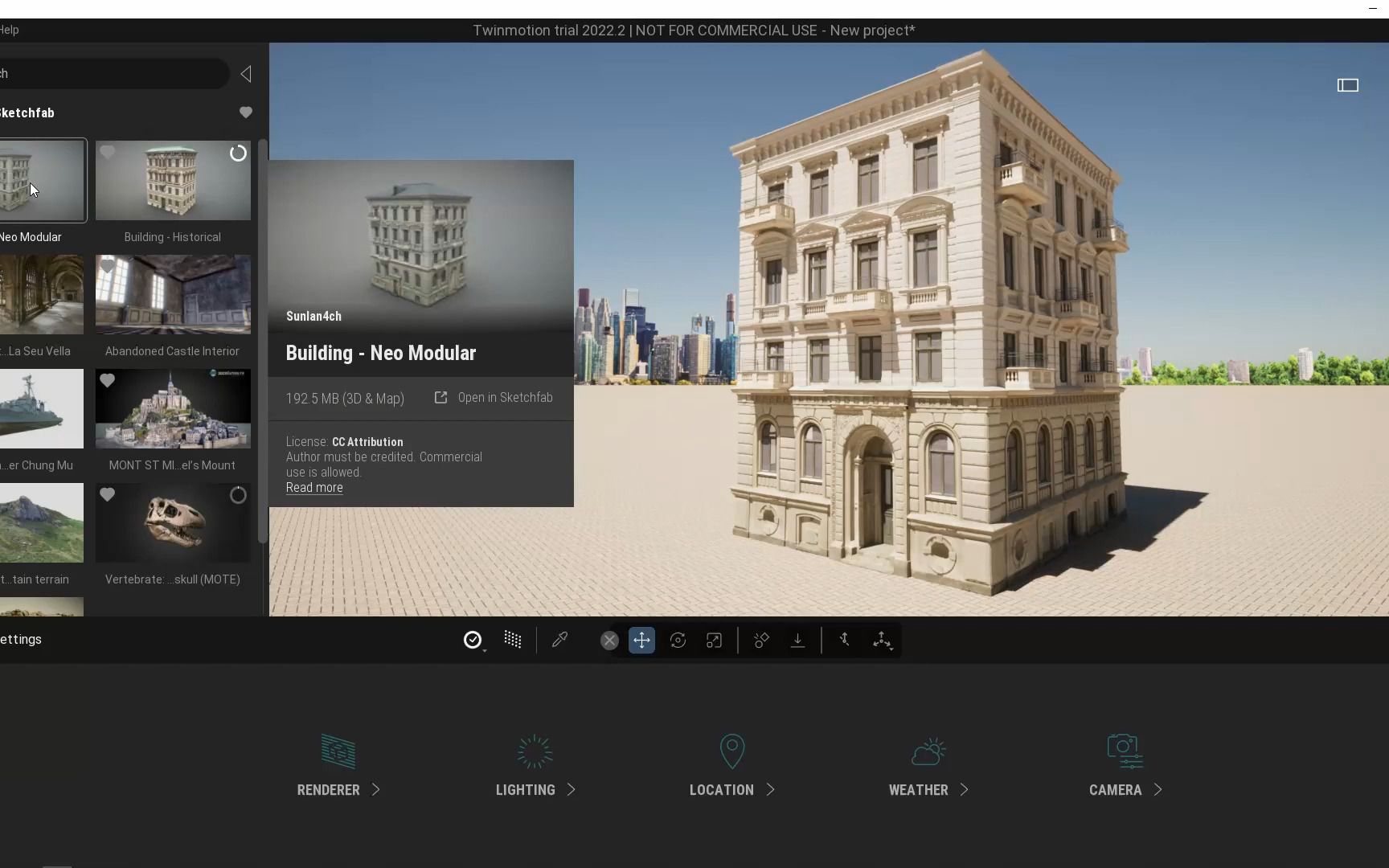 50可能想在3D项目Twinmotion中使用的免费 Sketchfab 模型