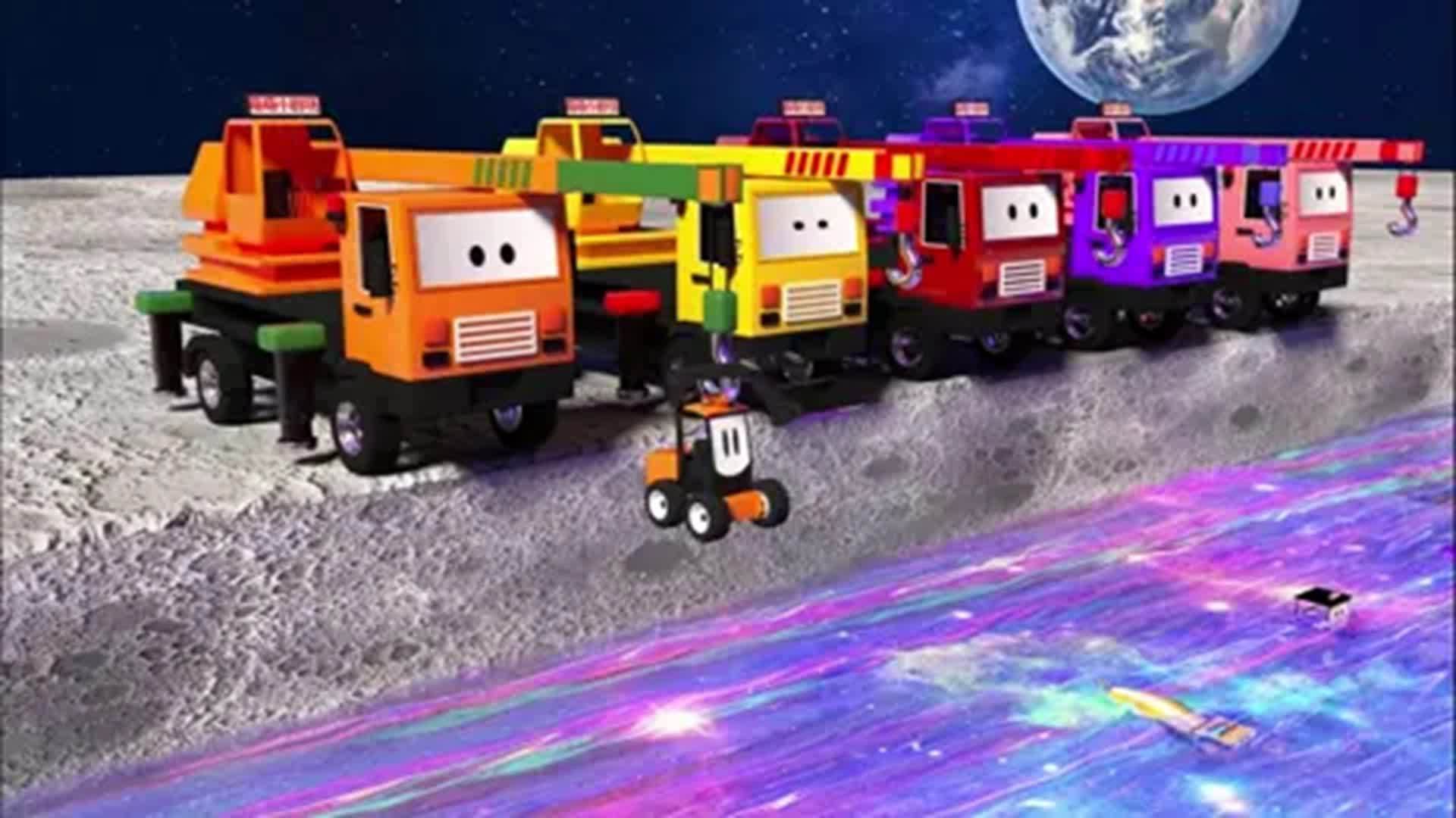 ...小队工程车动画片片#工程车动画片大全 #儿童动画 #儿童挖掘机 #动画